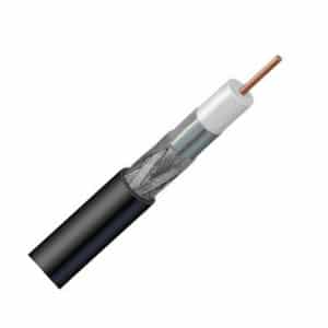 New RG11 Coax Cable, 3GHz, Dual Shield, Black - 1000ft - California Cables