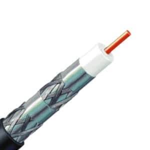 New RG6 Coax Cable, 3GHz, Quad Shield, Riser (CMR) 1000ft - California ...